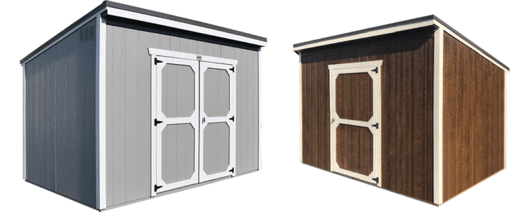 Lean-To Shed with Single Slope Roof | Old Hickory Buildings