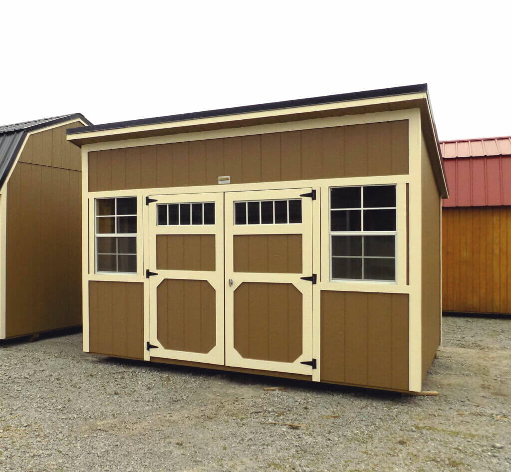 Lean-To Shed with Single Slope Roof | Old Hickory Buildings