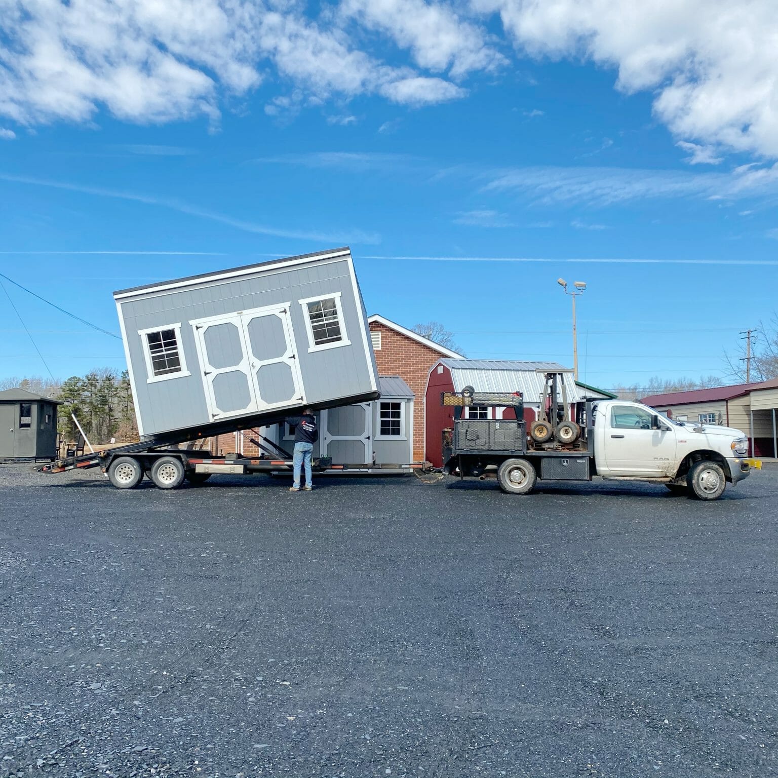 Lean-To Shed with Single Slope Roof | Old Hickory Buildings